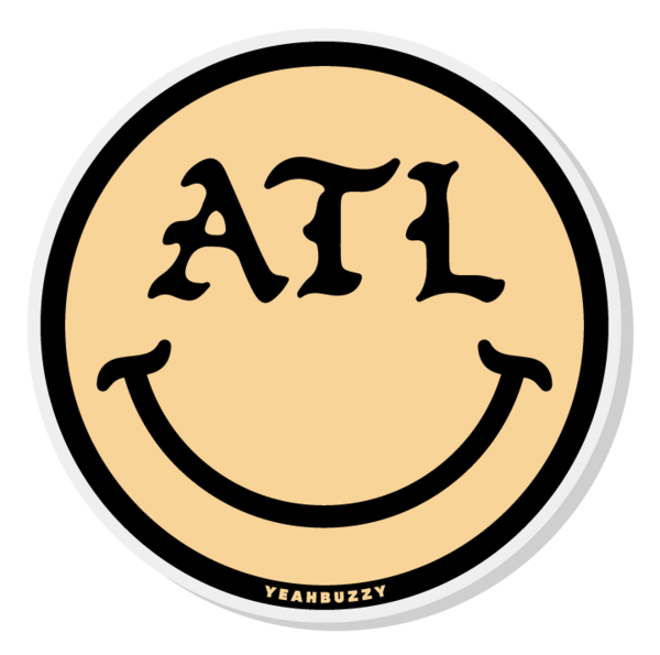 ATL Smiley Pin – YEAHBUZZY
