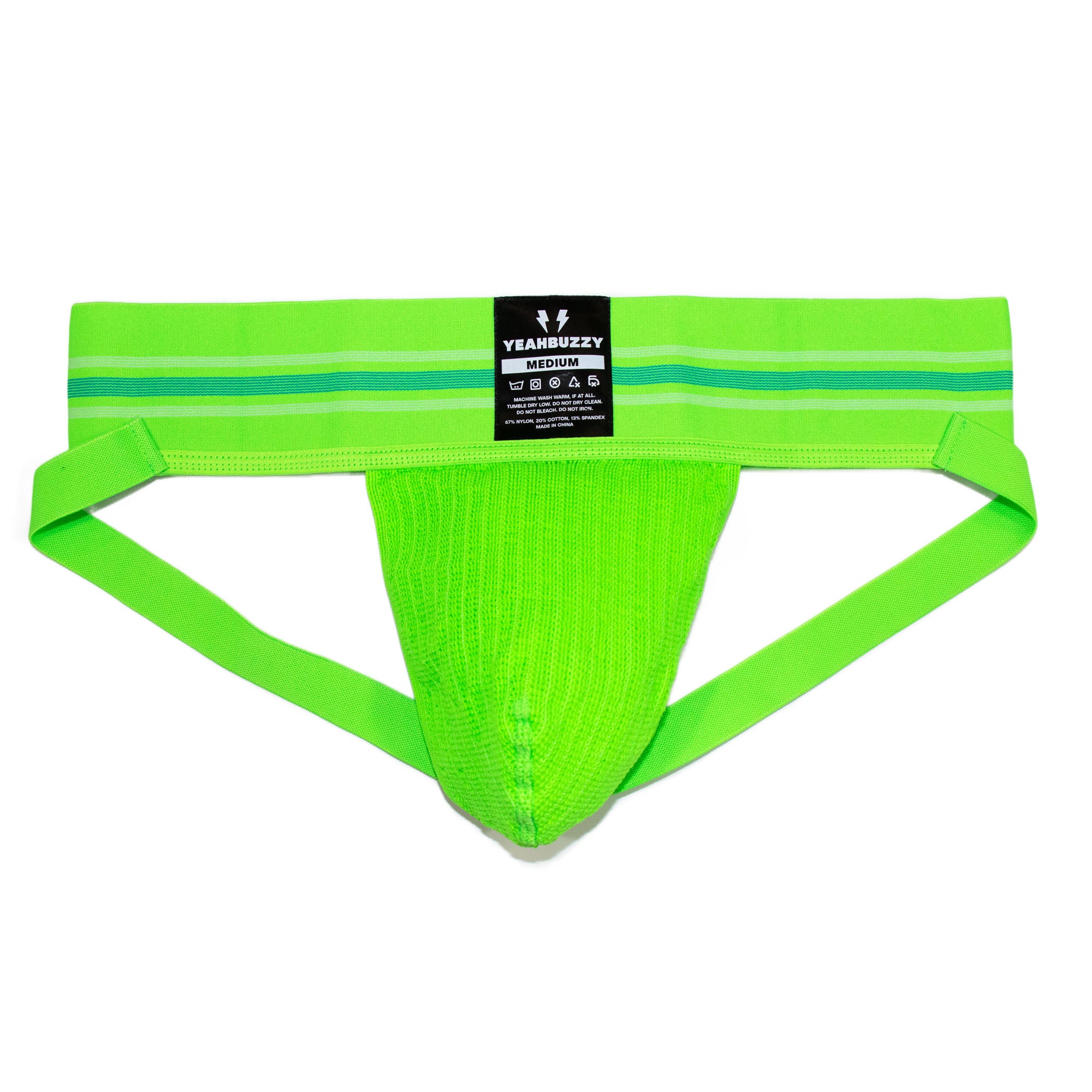 CLASSIC JOCKSTRAP - NEON GREEN – YEAHBUZZY