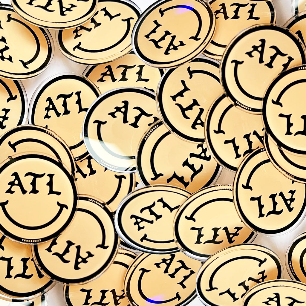 ATL Smiley Pin – YEAHBUZZY