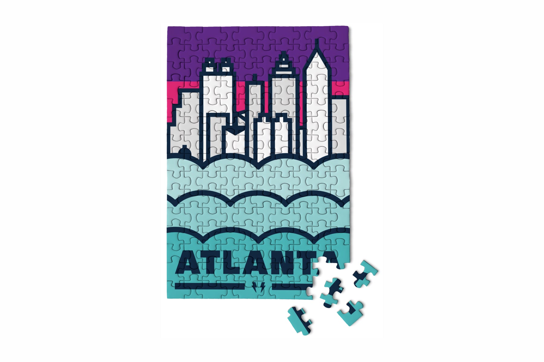 Atlanta Skyline Micro Puzzle – YEAHBUZZY