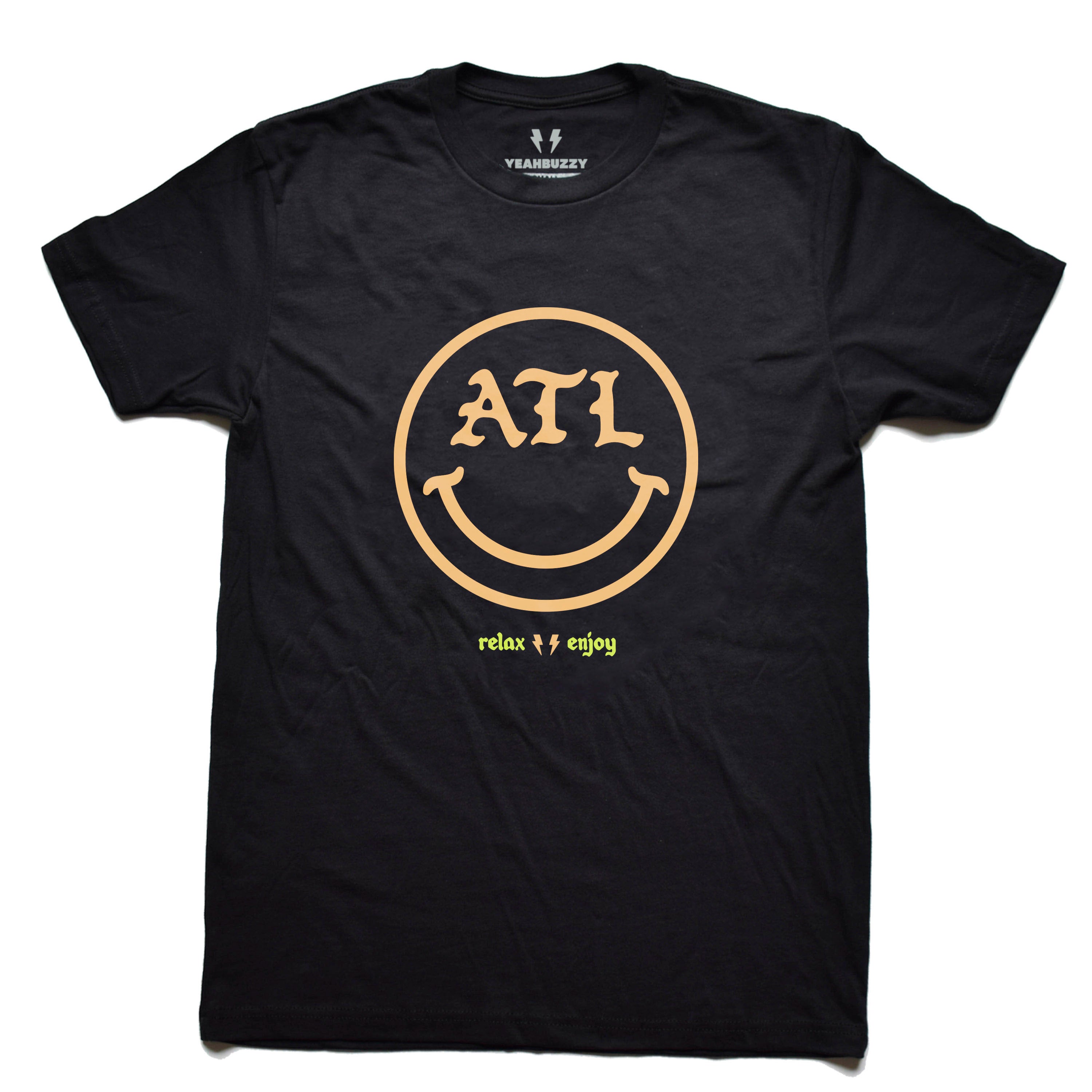 ATL Smiley Tee - Happy Atlanta Graphic T-Shirt | YEAHBUZZY