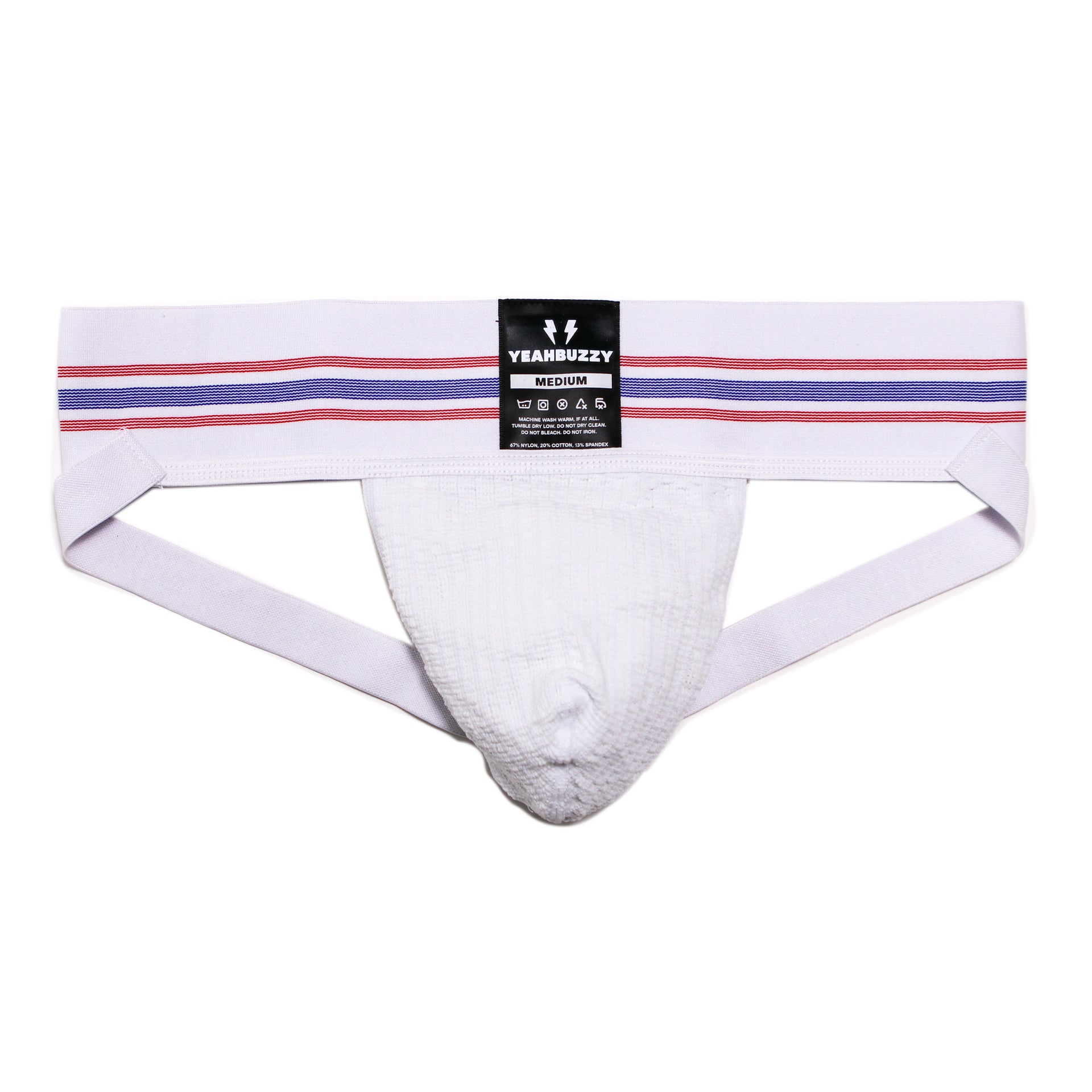 CLASSIC JOCKSTRAP - WHITE – YEAHBUZZY